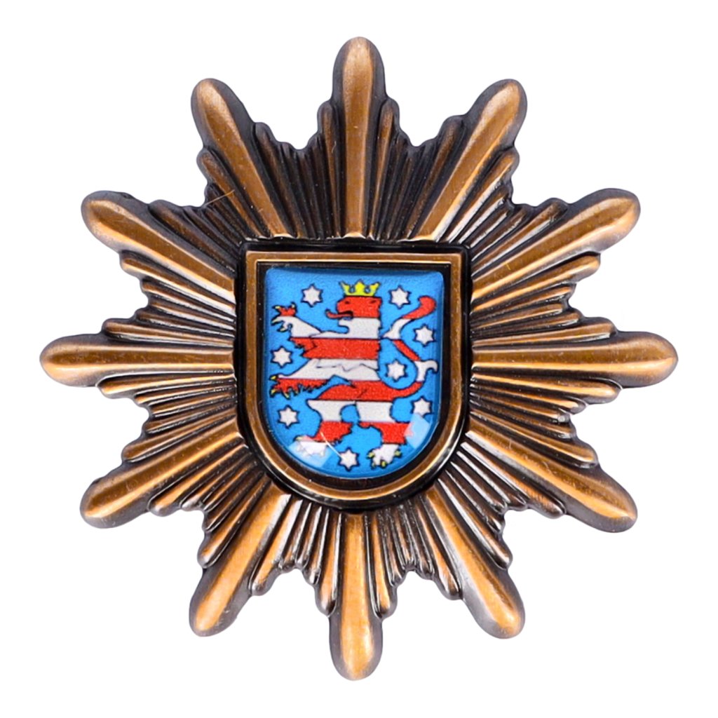 Mützenstern Polizei Thüringen, 8,90