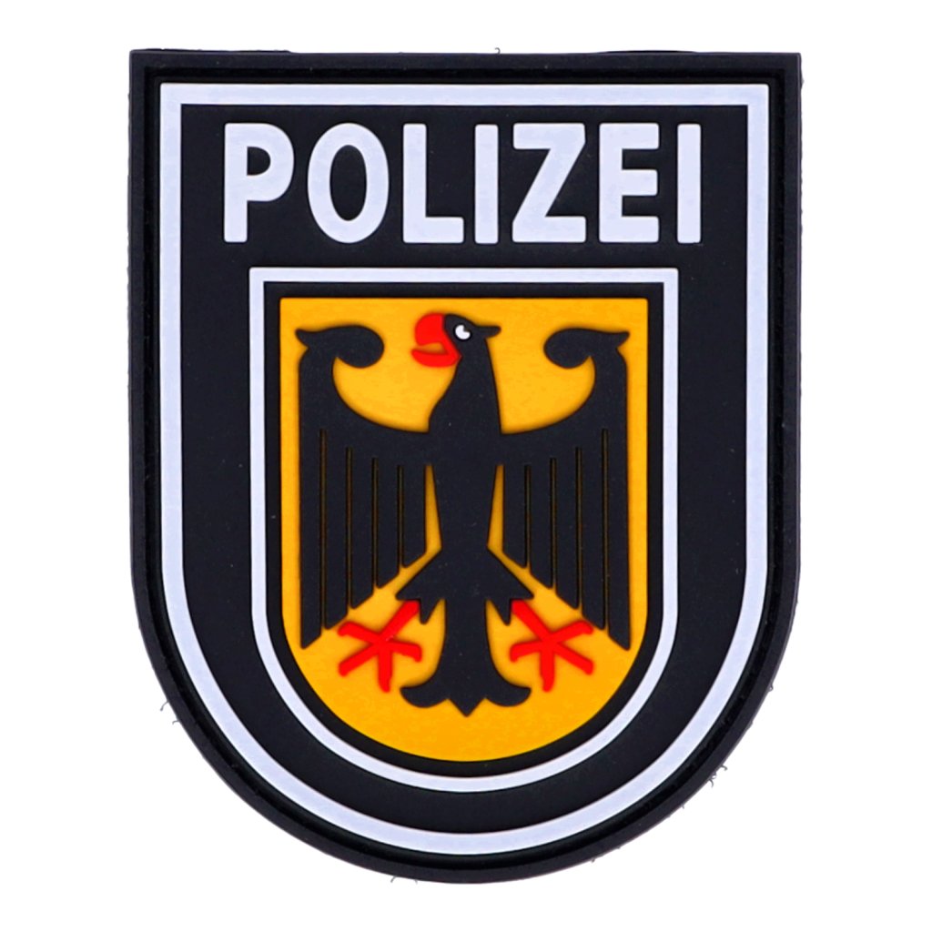 Rubberpatch Bundespolizei - farbig, 5,00