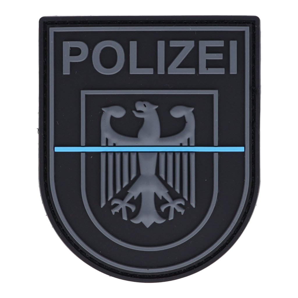Rubberpatch Bundespolizei - Blueline, 5,00