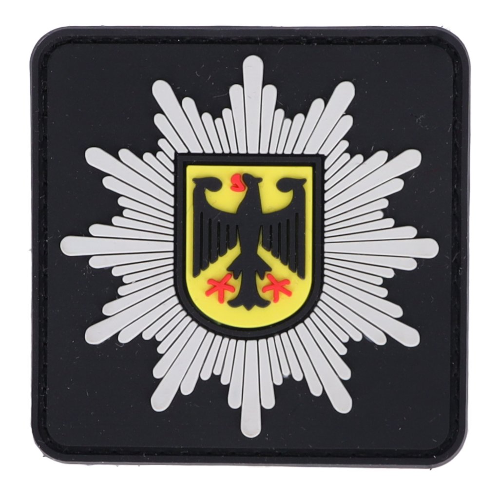 Rubberpatch Polizeistern Bundespolizei, 6,00
