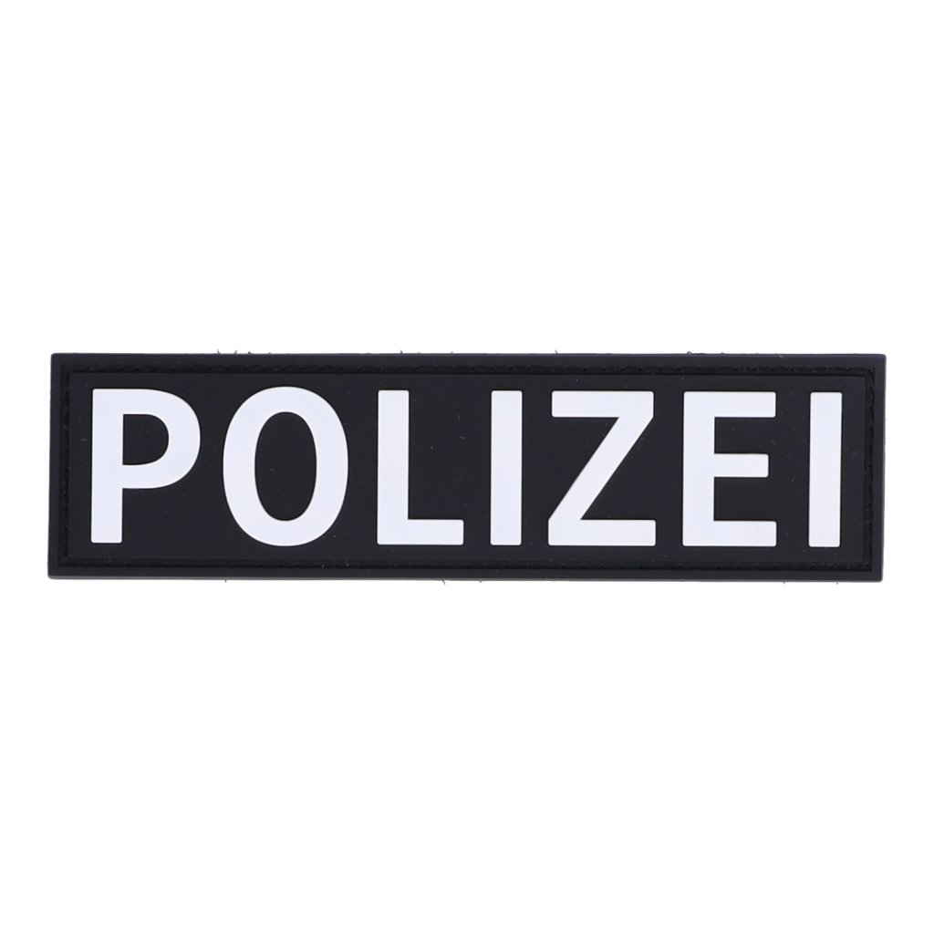 Schriftzug Polizei gummiert 13 x 3,5cm, 5,00