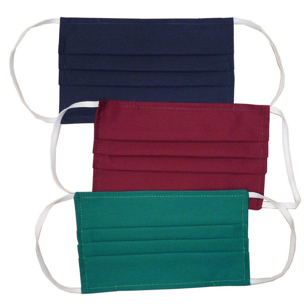 Mehrweg Mund-Nasen-Maske textil farbig, 10,00