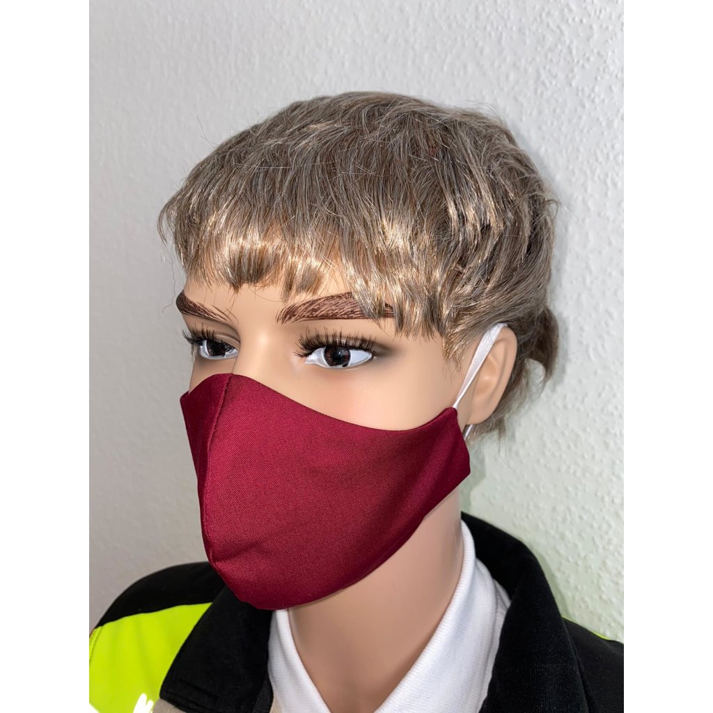 Mehrweg Mund-Nasen-Maske Modell 2 textil farbig, 9,00