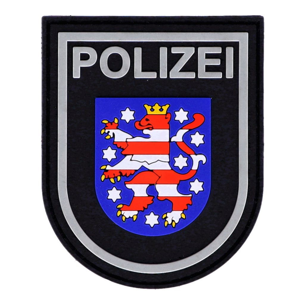 Rubberpatch Polizei Thüringen - blau 2020, 5,00