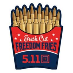 5.11 FREEDOM FRIES PATCH, 10,95