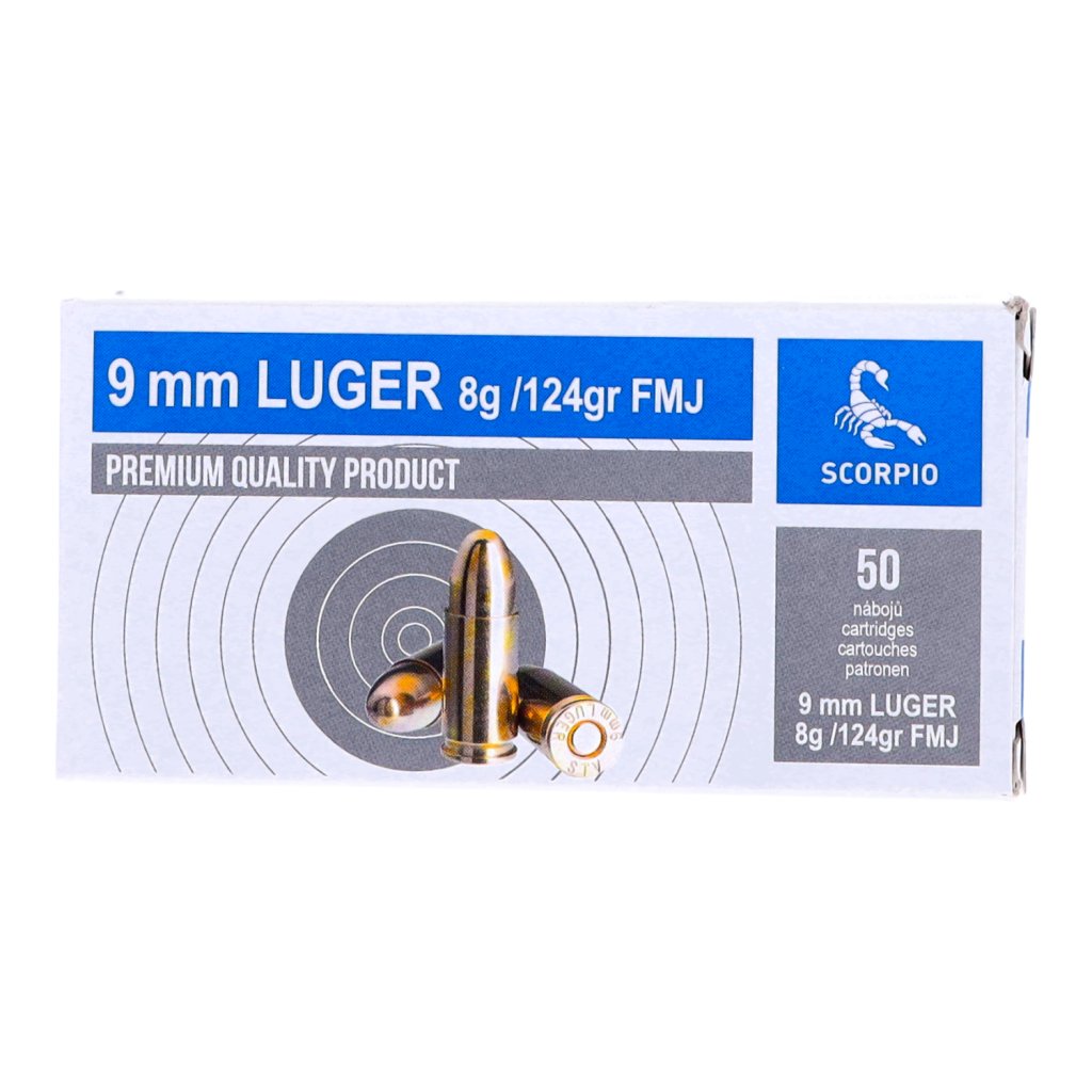 STV Scorpio 9mm Luger 8,0gr/124grs. 50 Schuss, 14,90