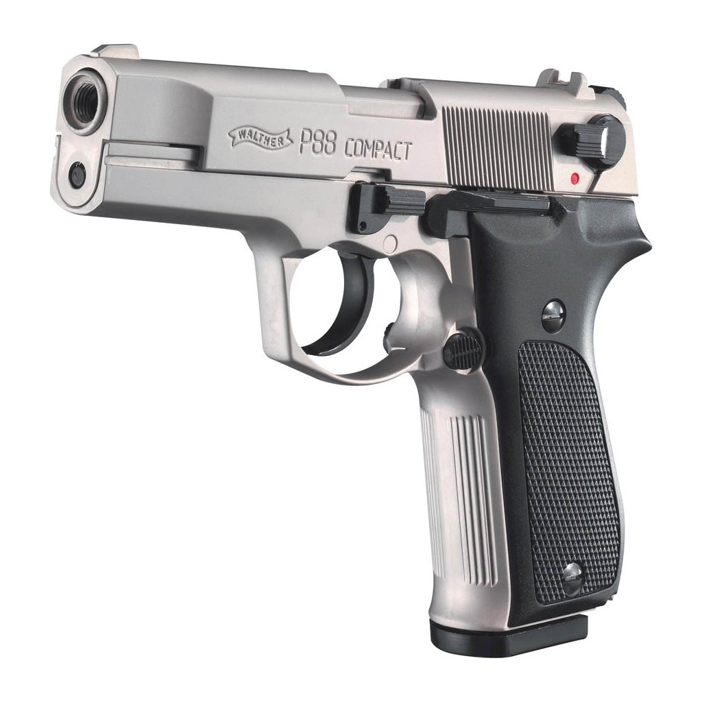Walther P88 9 mm P.A.K., Nickel-Finish, 239,90