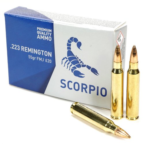 STV Scorpio .223 Rem FMJ 55grs 20 Schuss, 11,90