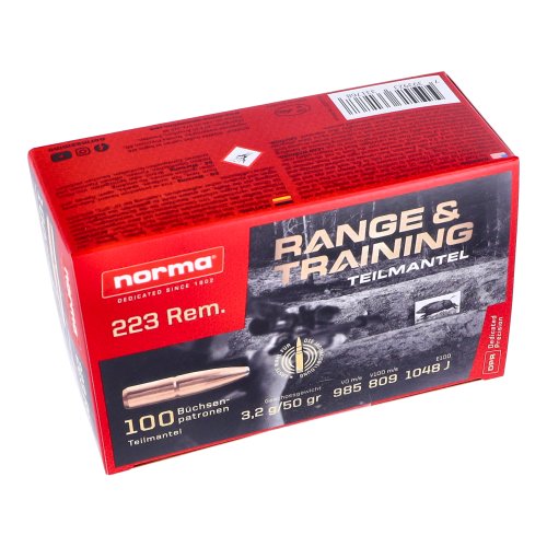 Norma Range & Training .223Rem (100er Pack), 111,00