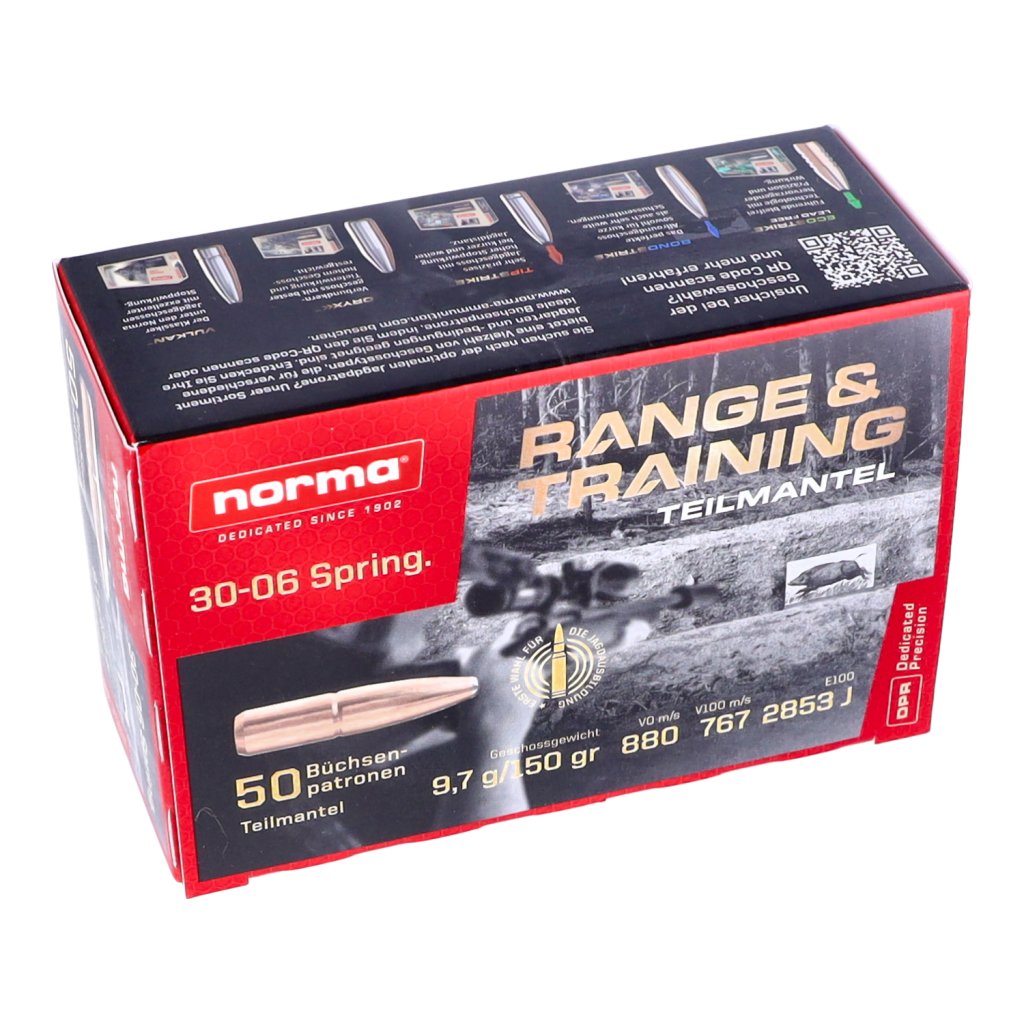 Norma Range & Training .30-06 (50er Pack), 89,00