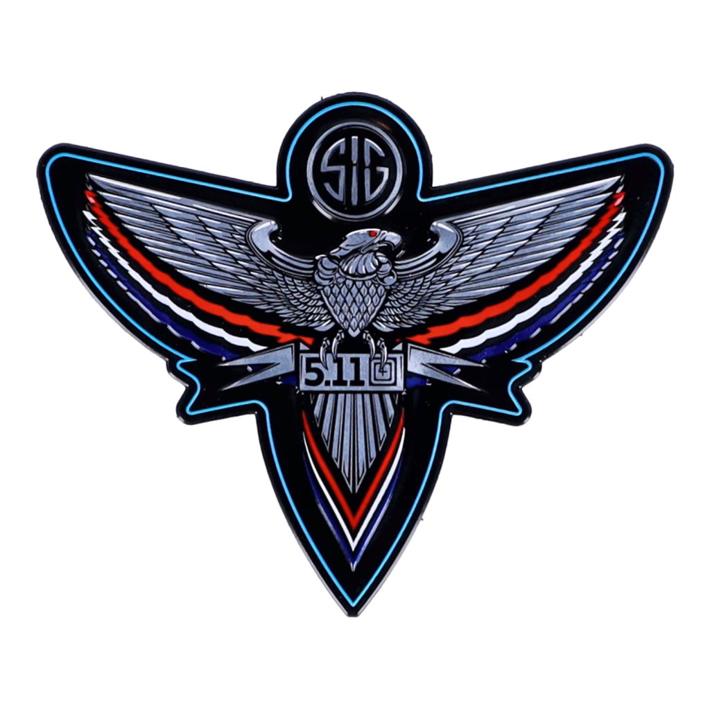 5.11 CHROME EAGLE SIG SR PATCH, 12,90