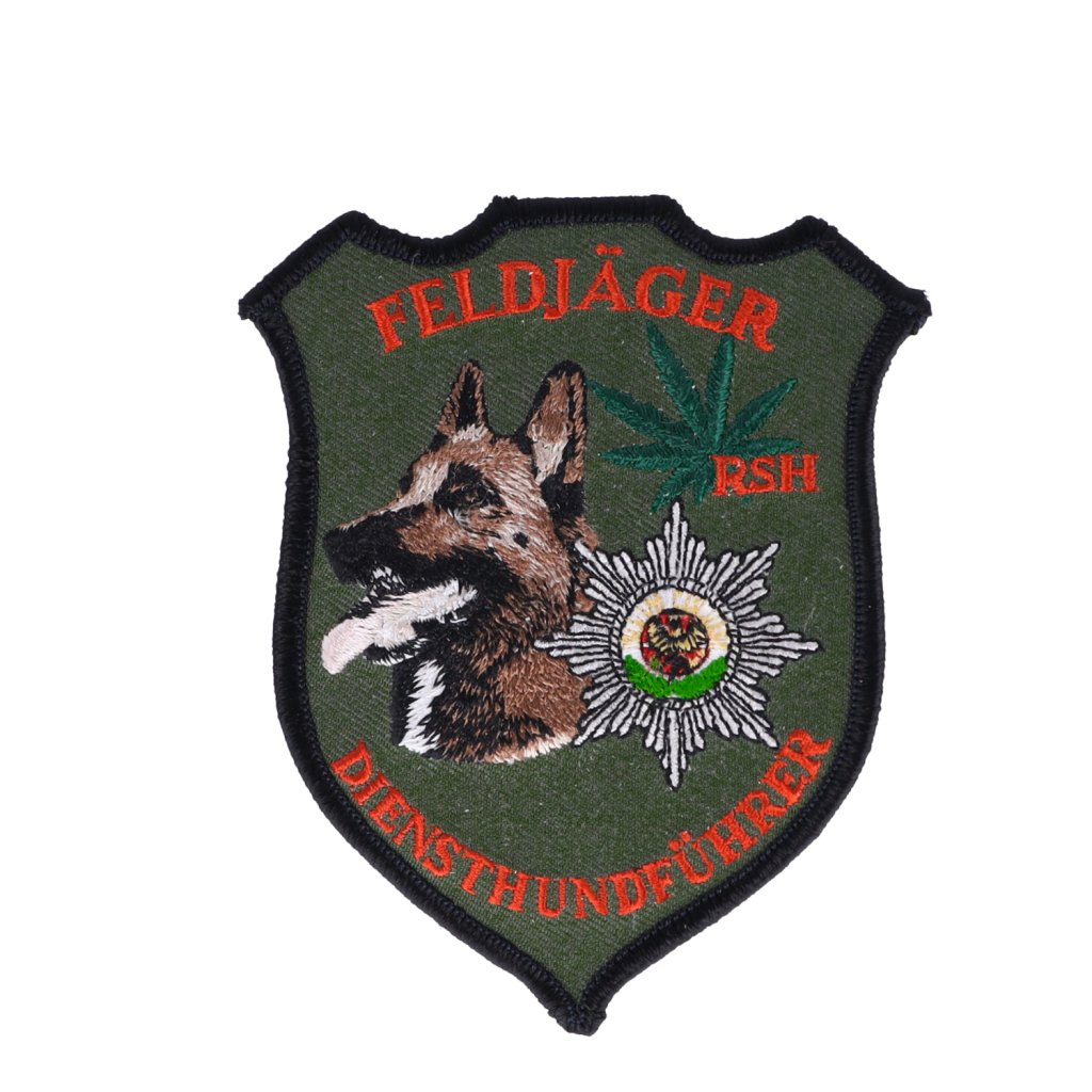 Aufnäher Bundeswehr Diensthundführer Feldjäger (RSpH-Führer), 5,00